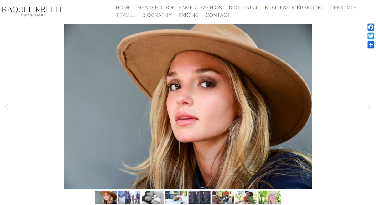 Showcasing Talent: A Custom Website for an Actor Headshots and Fashion ...